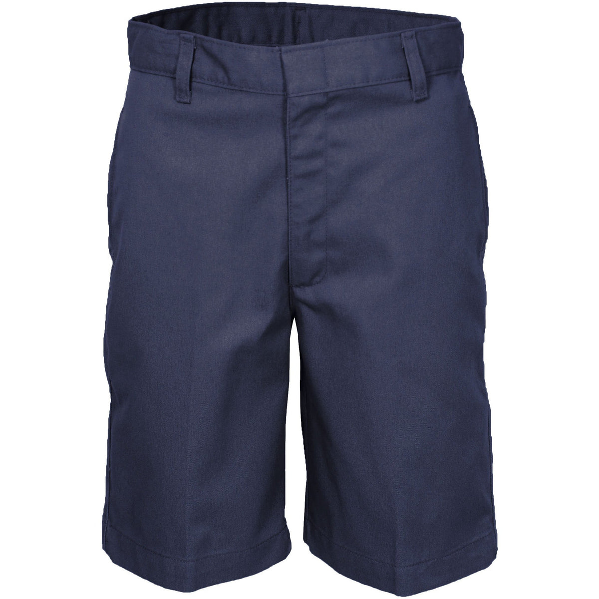 Boys Navy Twill Flat Front Shorts Grades TK-8 – Norman's School Uniforms