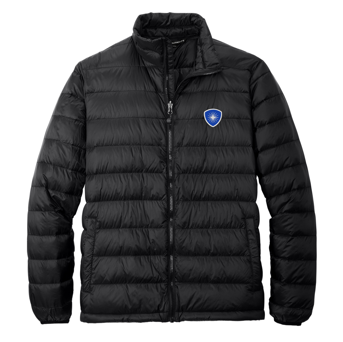 Adult Black Puffer Jacket w/ Desert Christian Fiberlok Logo Grades ...