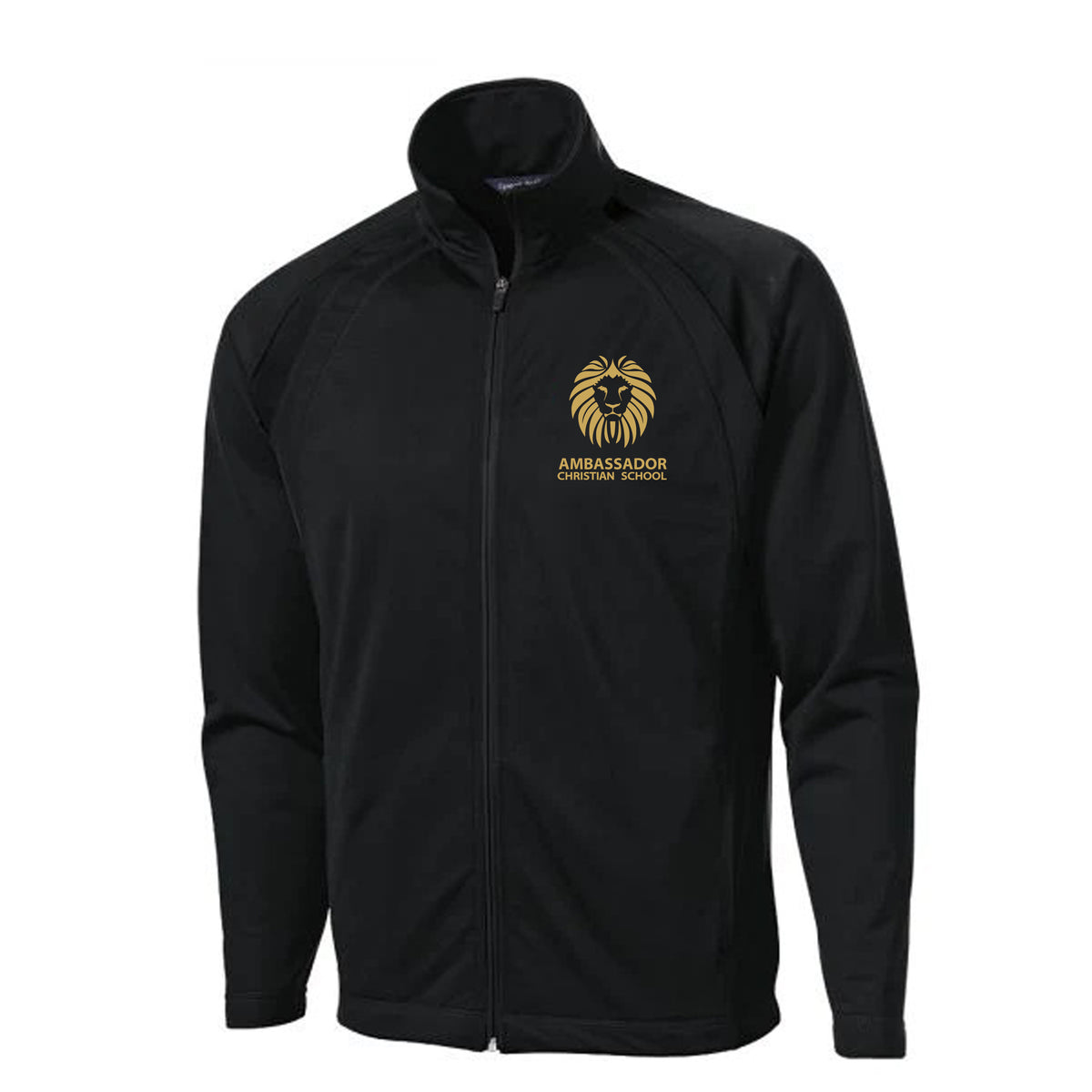 Track Jacket w/ Ambassador Christian School Embroidered Logo Grades 6 ...