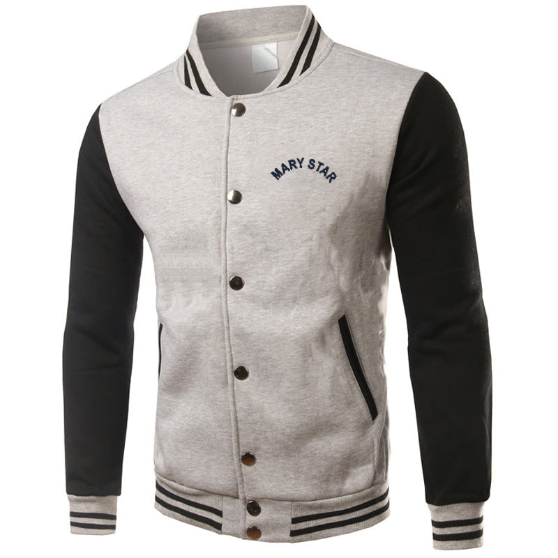 Baseball Jacket w/ Embroidered Mary Star Elementary Logo – Norman's ...
