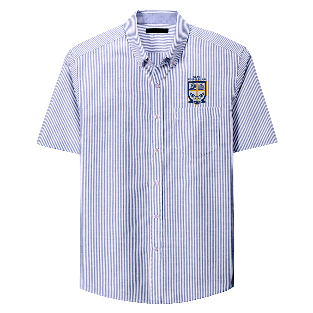 Boys Oxford Shirt w/ OLPH Embroidered Logo Mandatory for Mass Grades K ...