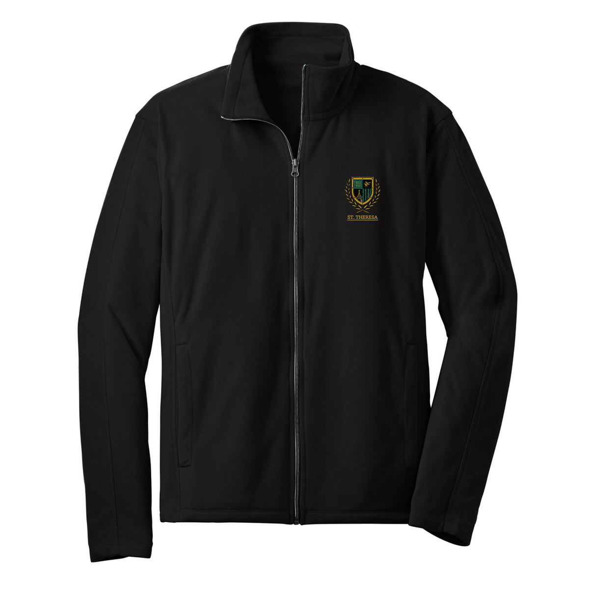 Full Zip Polar Fleece w/ St.Theresa Embroidered Logo Grades K-8 ...