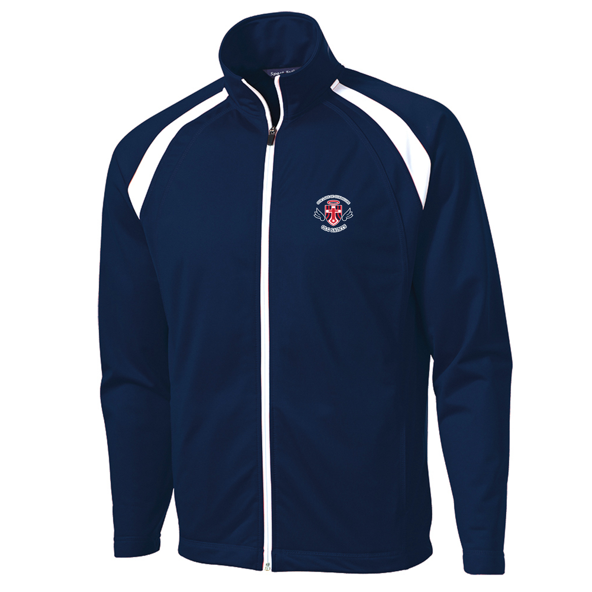 Navy Track Jacket with OLGH Heatseal Logo – Norman's School Uniforms