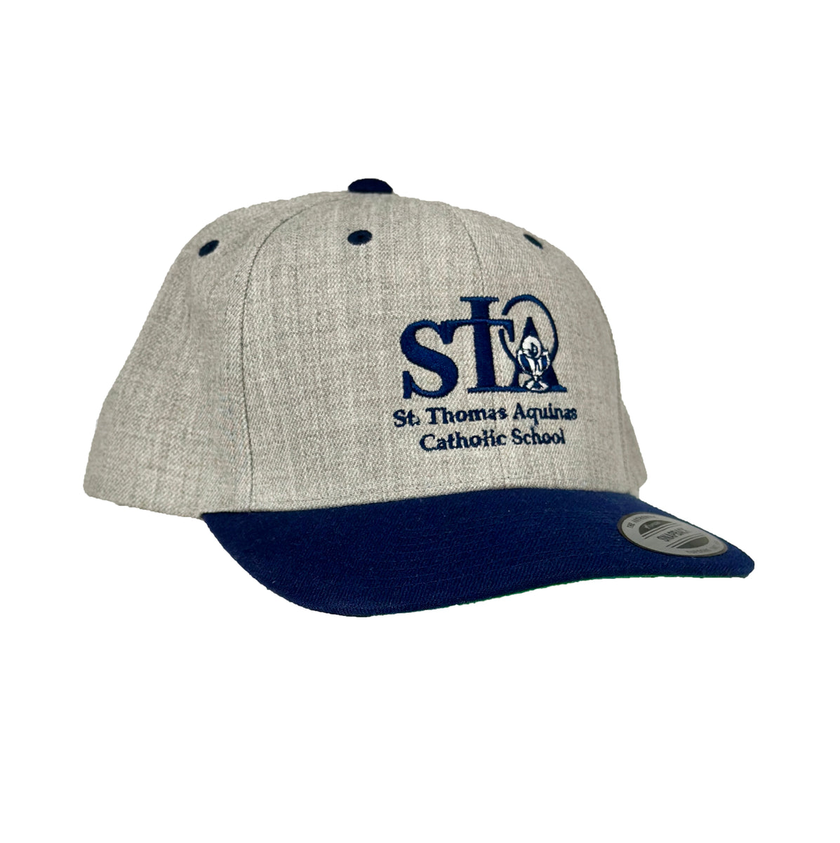 Two Tone Hat w/ Saint Thomas Aquinas Embroidered Logo Grades TK-8 ...